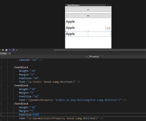 tryklemvvmtoolkit wpf 缝合 x static 和 dynamicresource（静态属性动态绑定，i18n多语言支持