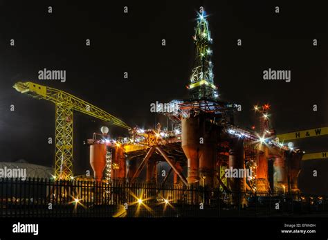 Belfast Northern Ireland 27 Jan 2015 Byford Dolphin Oil Platform Is