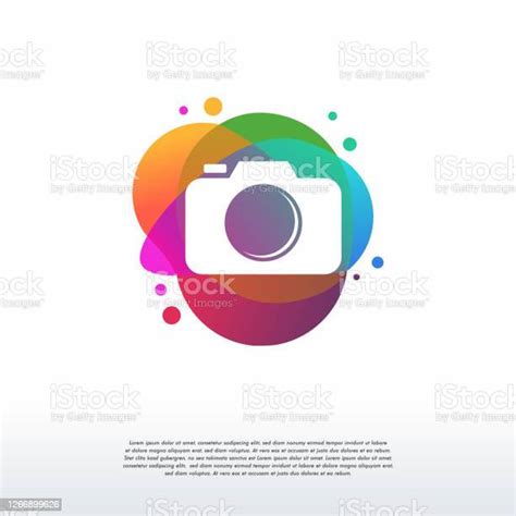 다채로운 카메라 로고 벡터 사진 로고 디자인 템플릿 디자인 컨셉 로고 템플릿용 로고 타입 요소 Playoffs에 대한 스톡 벡터 아트 및 기타 이미지 Istock