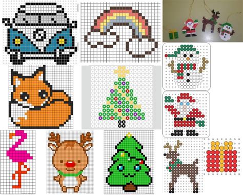 Идеи и схемы для термомозаики Идеи и вдохновение в журнале Ярмарки Мастеров Christmas