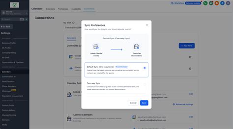 Calendar Integration UI UX Enhancements HighLevel Changelog