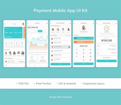 Premium Psd Payment Mobile App Ui Kit