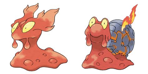 Transforming Slugma And Magcargo Into Fashion Forward Humanoids An Imaginative Pokemon Fan S