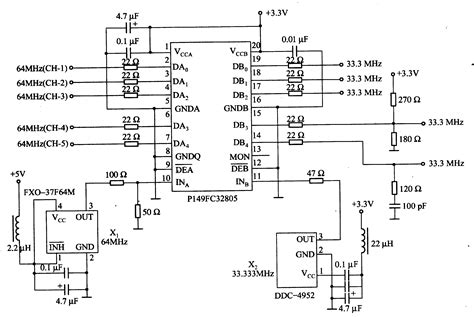 33mhz Multi Output Clock Driver Circuit Basiccircuit Circuit Diagram