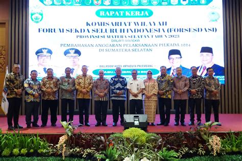 Sekda Paparkan Aturan Pendanaan Pilkada 2024 Sumselprov