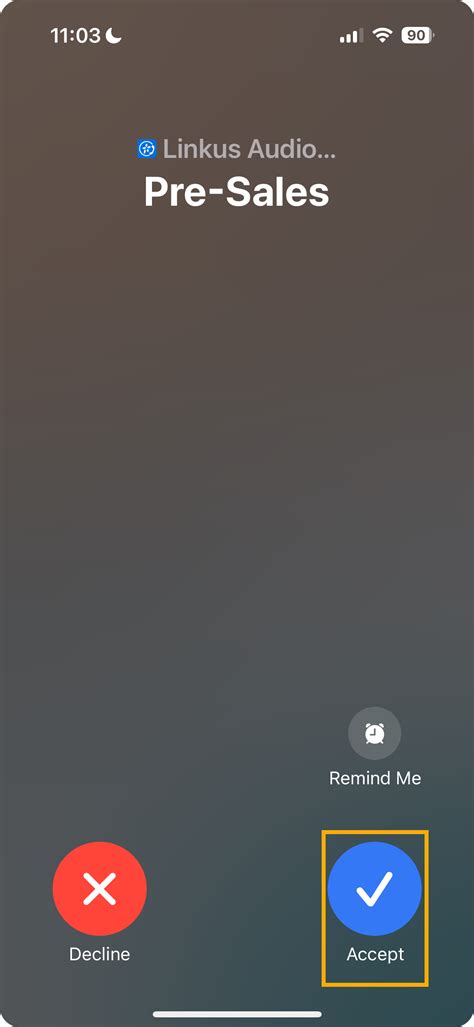 Handle Queue Calls On Linkus Mobile Client