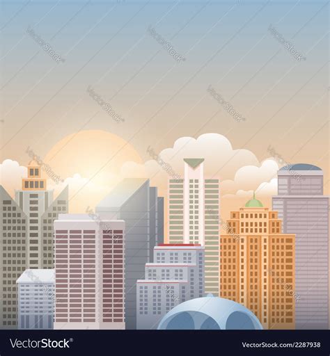 Town Royalty Free Vector Image Vectorstock