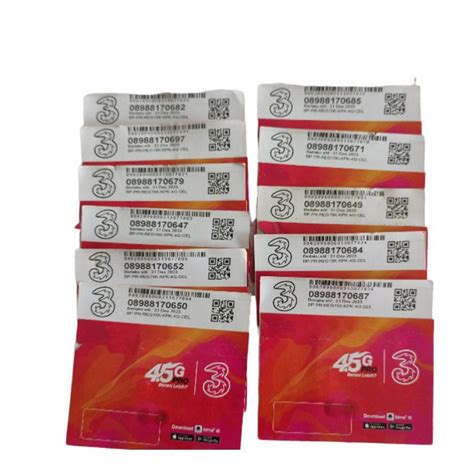 Jual Kartu Tri Three 3 Perdana 3 11 Digit Nocan Shopee Indonesia