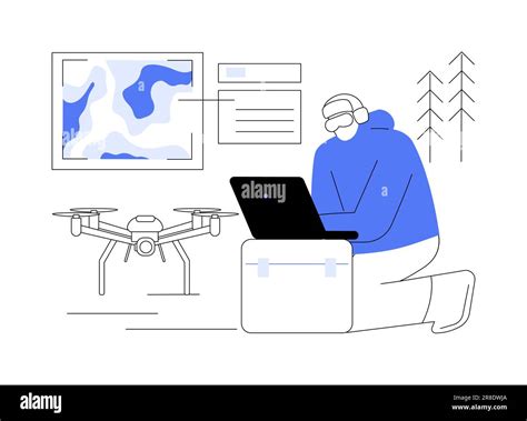 Use Remote Sensing Drones Abstract Concept Vector Illustration Stock Vector Image And Art Alamy
