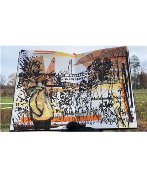 Combining Collage And Urban Sketching — Koosje Koene