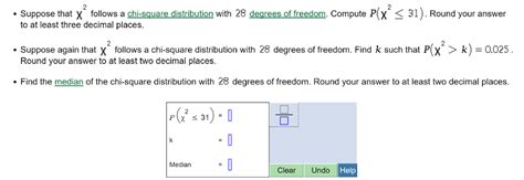 Solved Suppose That X2 Follows A Chi Square Distribution