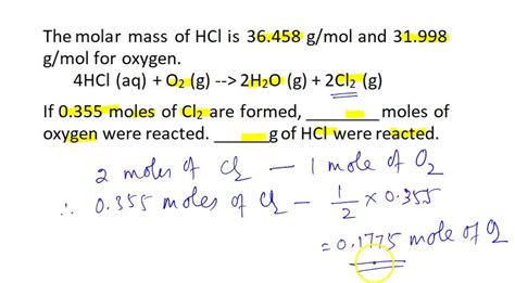 Molar Mass Molecular Weight Of Hcl Hydrochloric Acid 48 Off