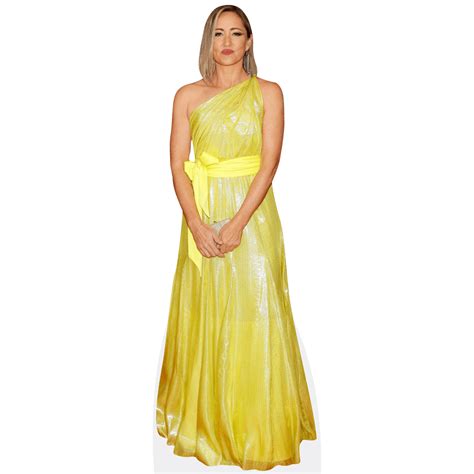 Kate Tunstall Yellow Dress Mini Cardboard Cutout Standee