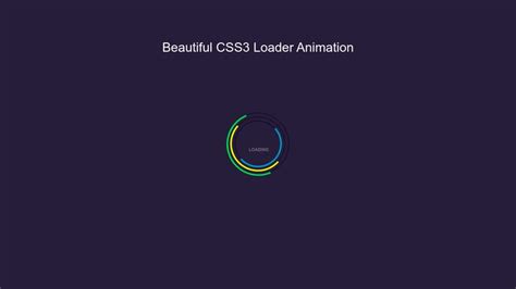 Beautiful Css Loader Animation
