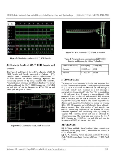 Fpga Implementation Of 157 Bch Encoder And Decoder Pdf
