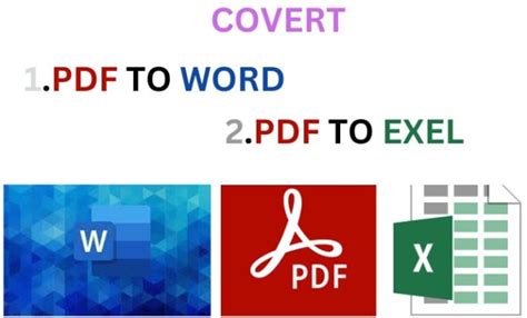 convert pdf file to word or excel that perfectly by kobir3661 fiverr