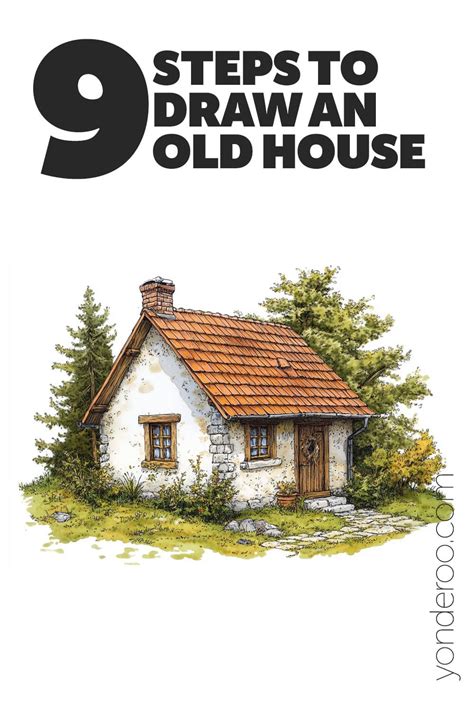 Best 13 How To Draw An Old House Artofit