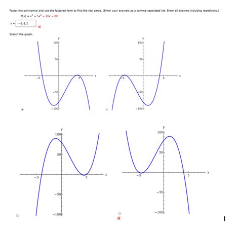 solved factor the polynomial and use the factored form to