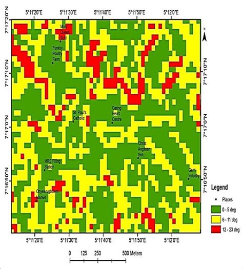 Elevation Map Of The Study Area Download Scientific Diagram