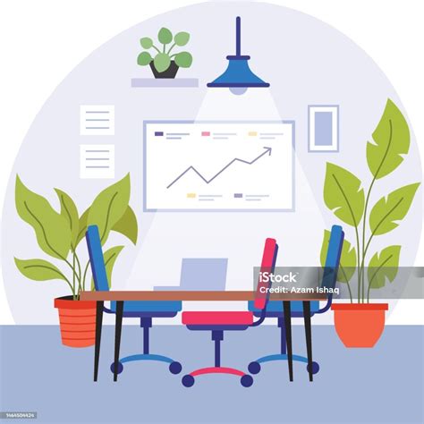 스마트 회의실 개념 건강 한 작업 공간 벡터 컬러 아이콘 디자인 녹색 사무실 기호 환경 친화적인 작업 공간 기호 현대 인테리어 디자인 요소 스톡 일러스트 레이 션 0명에