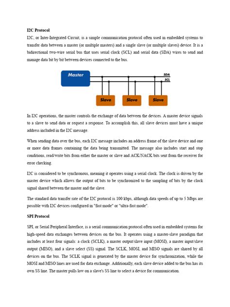 I2c Protocol Pdf Electronics Electrical Engineering