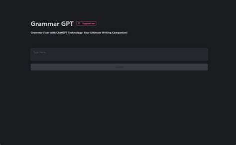 Grammar Gpt The Patternist