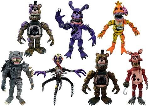 Five Nights At Freddys Twisted 7 Personajes Grandes Bootleg Mercado Libre