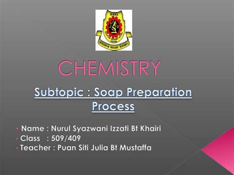 Soap Manufacturing Process Pptx