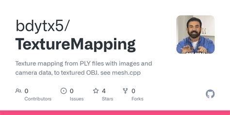 GitHub Bdytx TextureMapping Texture Mapping From PLY Files With Images And Camera Data To