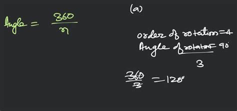 Write Order Of Rotation And Angle Of Rotation Of The Following Figures