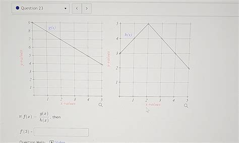 solved f x h x g x find the following using the table