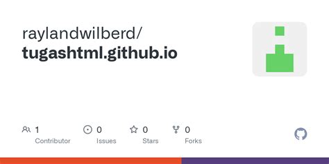 Github Raylandwilberd Tugashtml Github Io
