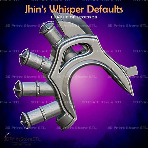 Cosplay Stl Descarga Jhin High Noon Whisper Cosplay League Of Legends Archivo Stl 3d Print
