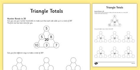 Addition To 20 Arithmagons Worksheet Teacher Made