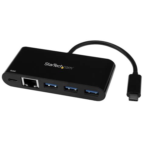 Buy StarTech Com USB C To Ethernet Adapter 3 Port With Power Delivery USB PD Power Pass