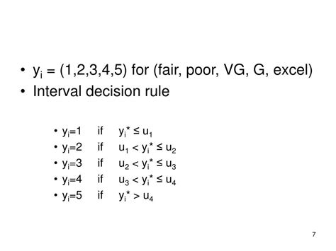 Ppt Ordered Probit Models Powerpoint Presentation Free Download Id 465970