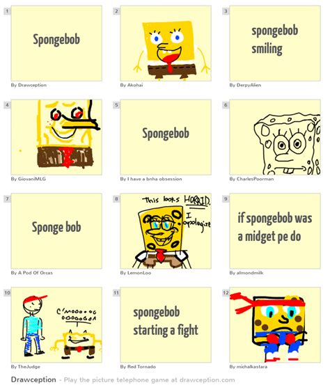Spongebob Drawception