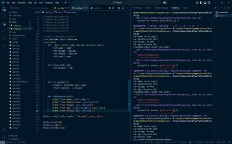 python oop learningtocode 100daysofcode pythonjourney subarna katwal