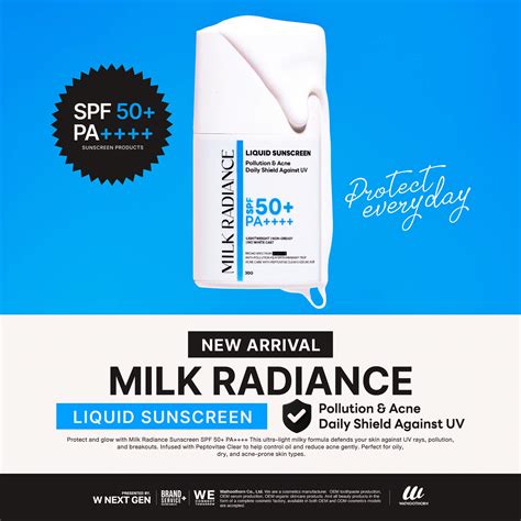 Milk Radiance Liquid Sunscreen Wathoothorn