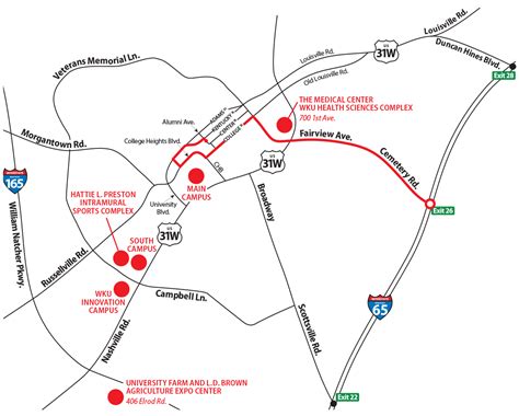 Directions To Wku Western Kentucky University