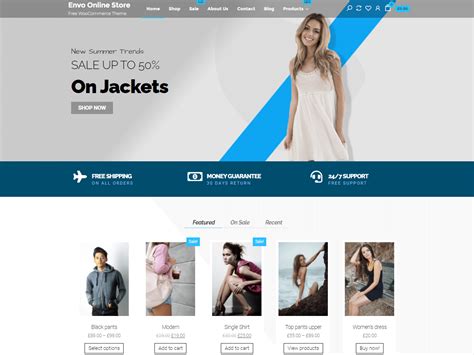 Envo Online Store WordPress Theme WordPress Org