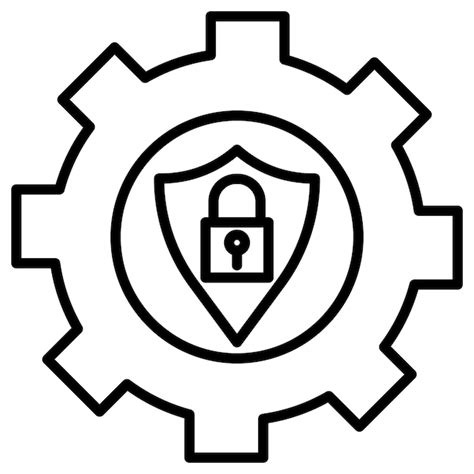 Premium Vector Security Settings Vector Illustration