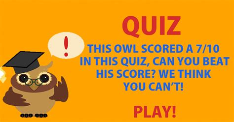 Quiz That Tests Your Knowledge To The Limit