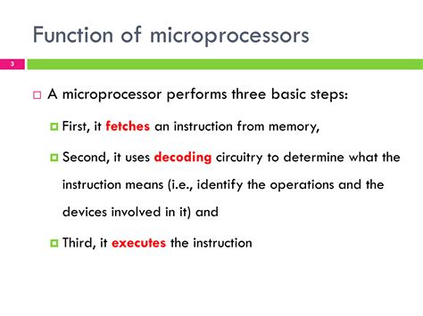introduction to microprocessors ppt