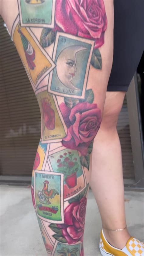 Loteria Arm Tattoos