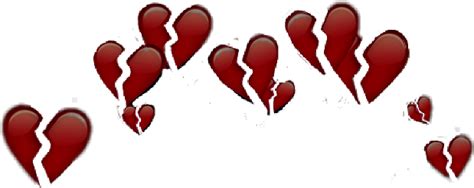 Download Hearts Broken Emojis Apple Iphone Crown Brokenheart Iphone