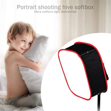 Portable Collapsible Softbox 40x40cm Led Light Pan Vicedeal