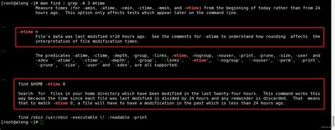 linux下通过find找文件 通过修改时间查找（ mtime） linux find mtime csdn博客