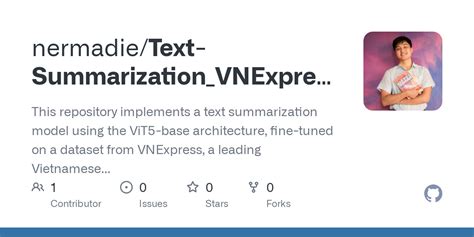github nermadie text summarization vnexpressdataset this repository
