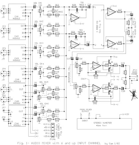 Diy Audio Mixer Schematic